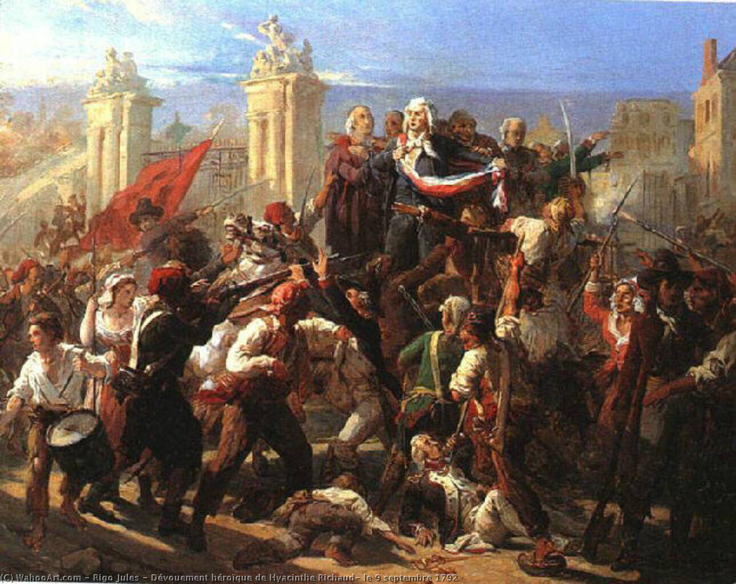 Dévouement héroïque de Hyacinthe Richaud, le 9 septembre 1792 – Tableau ...